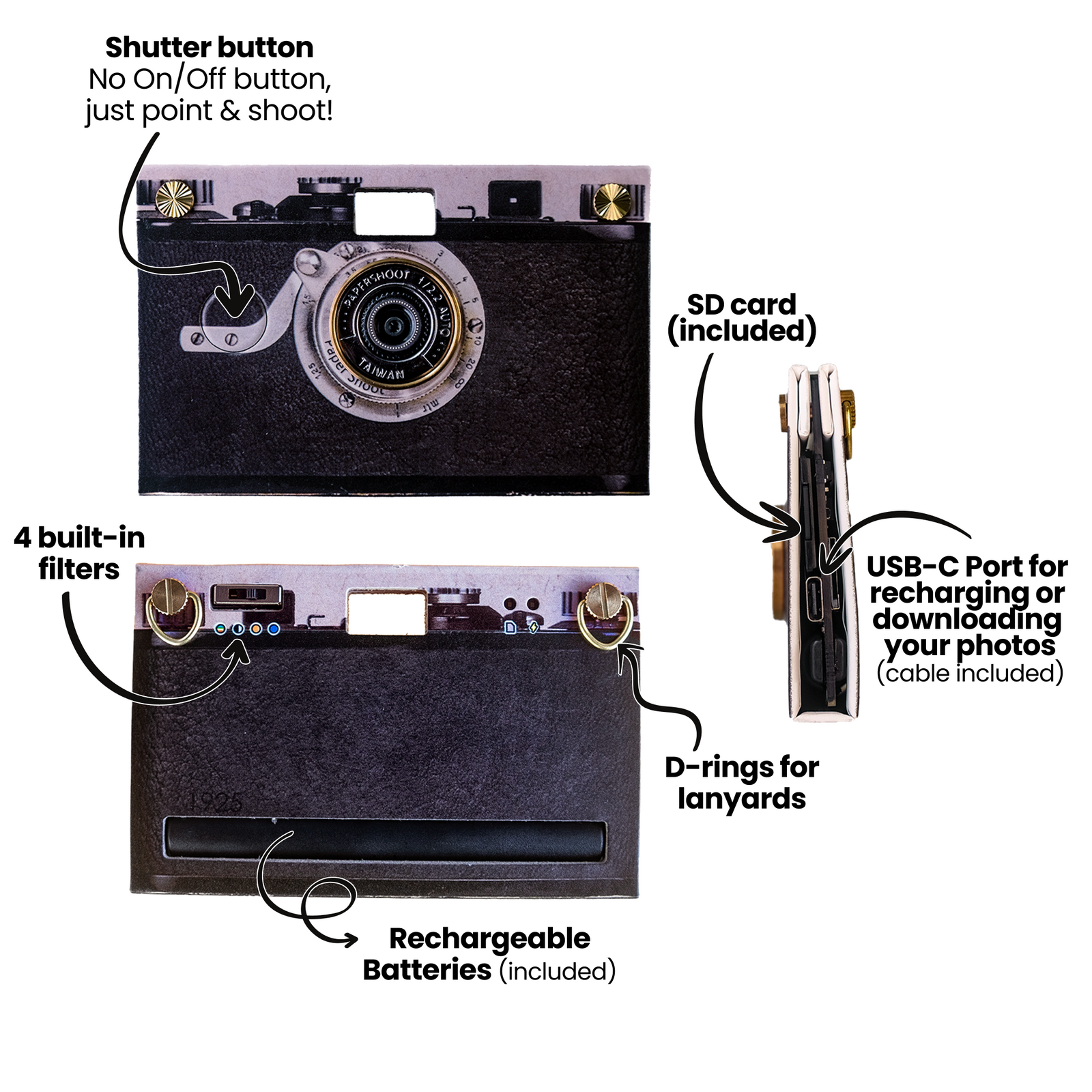 Paper Shoot - Film-inspired digital cam with vintage vibe